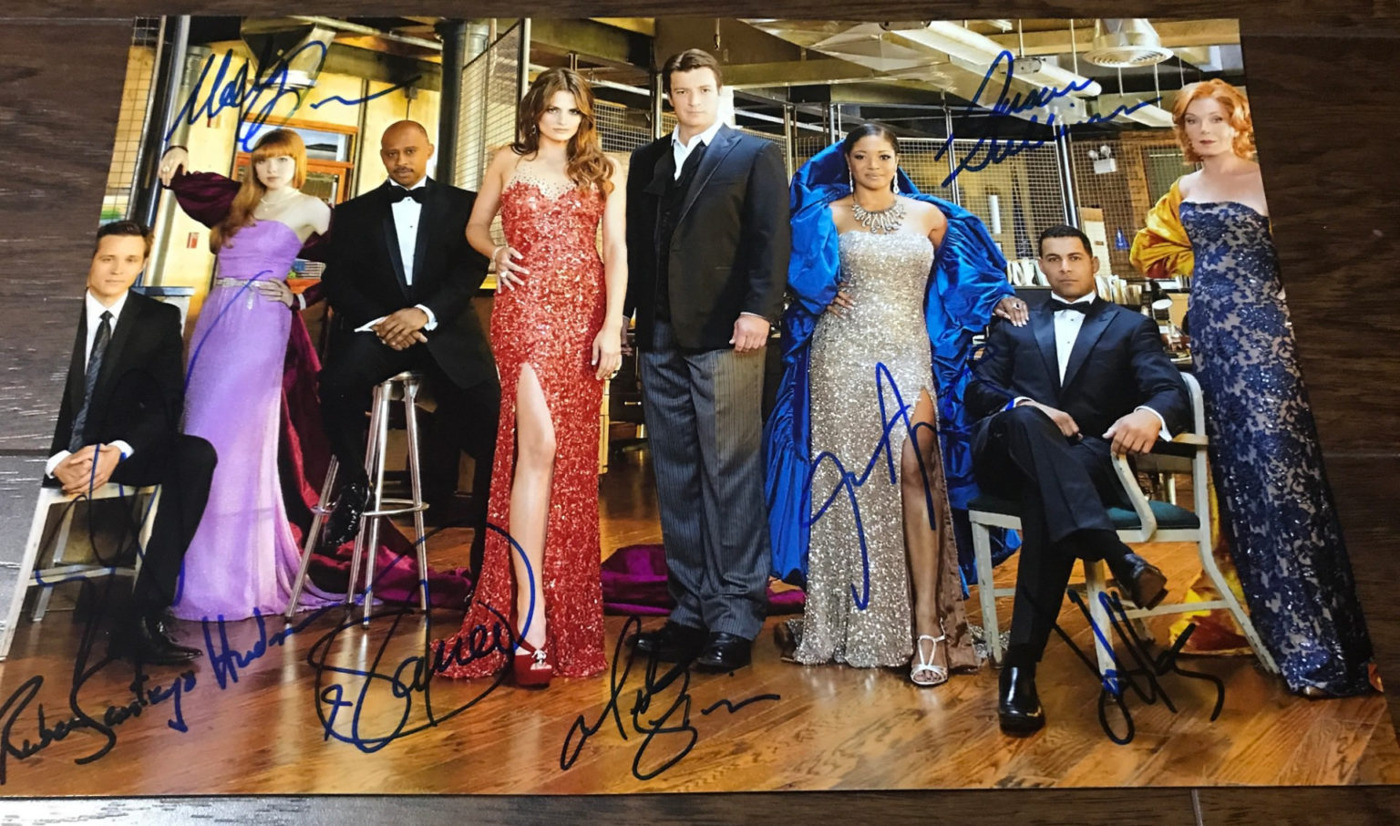 CASTLE cast signed autographed 8×12 photo Stana Katic